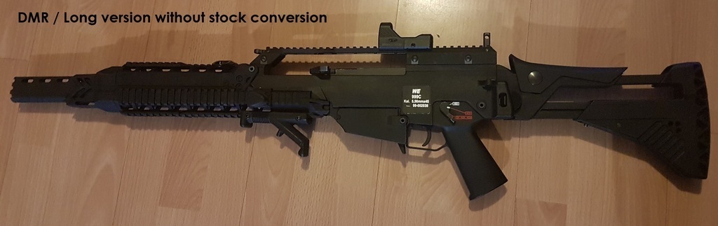 Free STL file G36 | Futuristic DMR conversion set 🔫・3D print object to ...