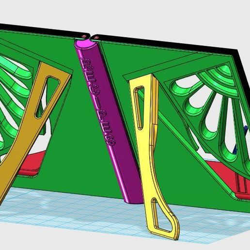 Download free STL file Foldable Book Stand • 3D printable object ・ Cults