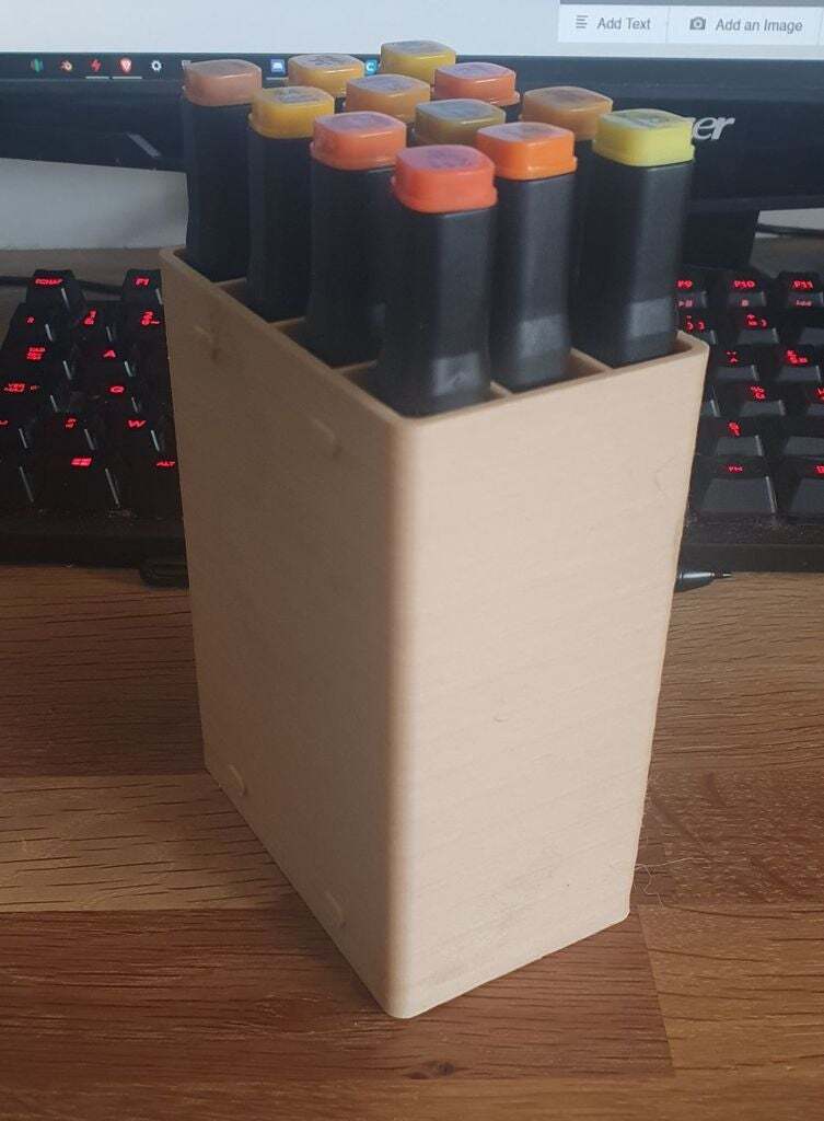 Archivo STL gratis stackable marker box - compatible with twinmarkerbox ...