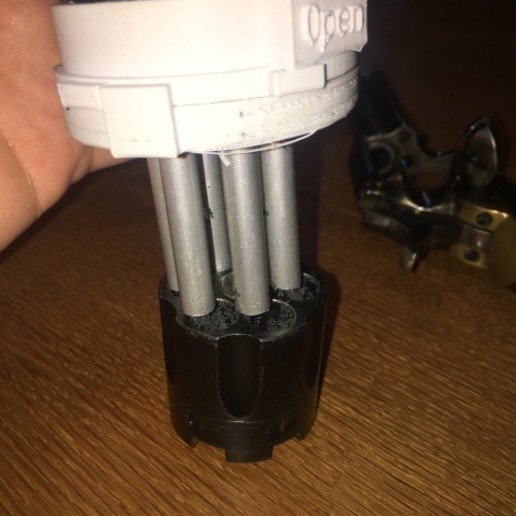 Download STL file muzzle loading revolver speed loader • 3D printer ...