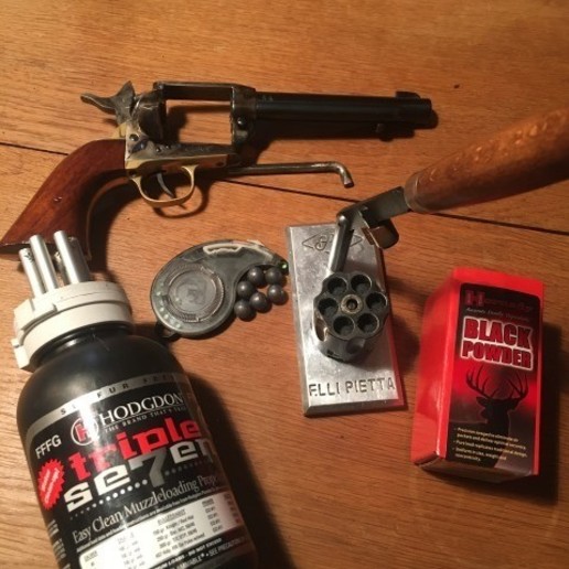 Download STL file muzzle loading revolver speed loader • 3D printer ...