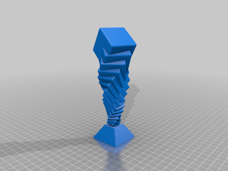 Free STL file Cube Sculpture 🗿・3D print design to download・Cults
