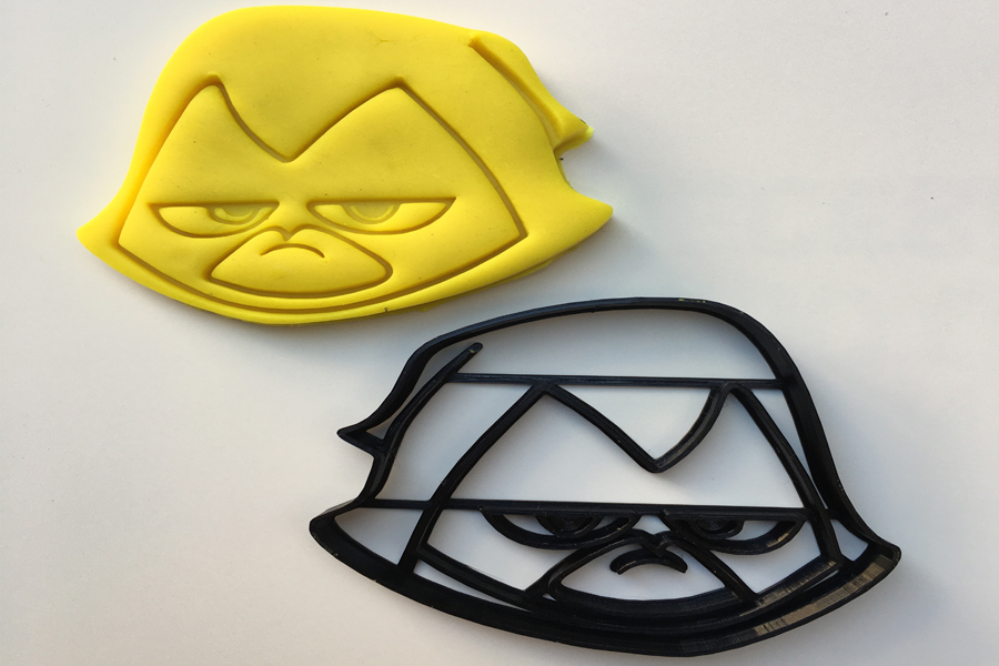STL file cookies cutter teen titans go 🐦・Design to download and 3D ...