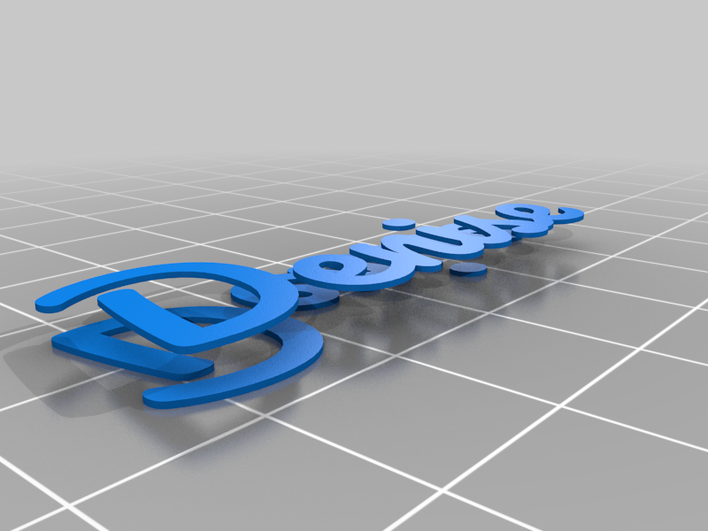 Free 3D file CustomizerKeyChain-Denise・3D print design to download・Cults