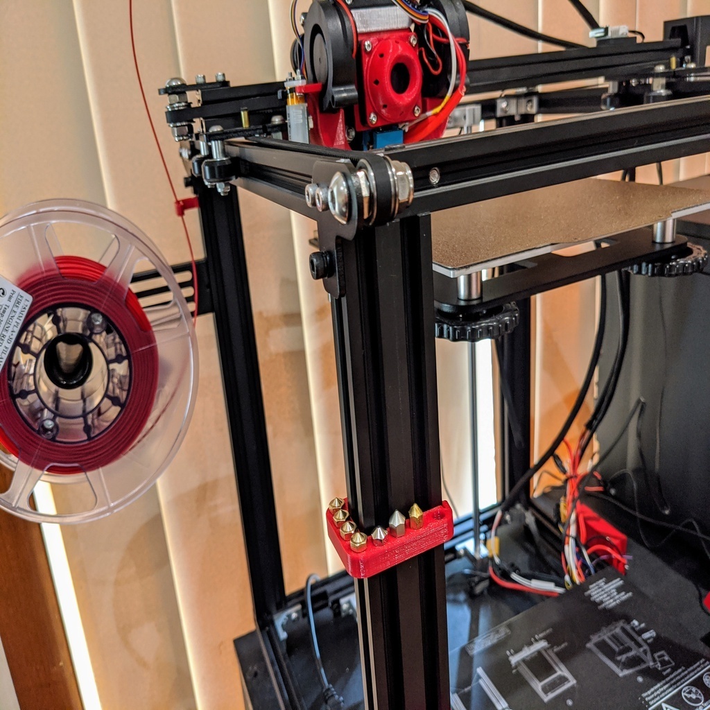 Free 3D file 4020 Nozzle Rack (12 Nozzle) with T-Nut mount 🧞‍♂️・3D ...