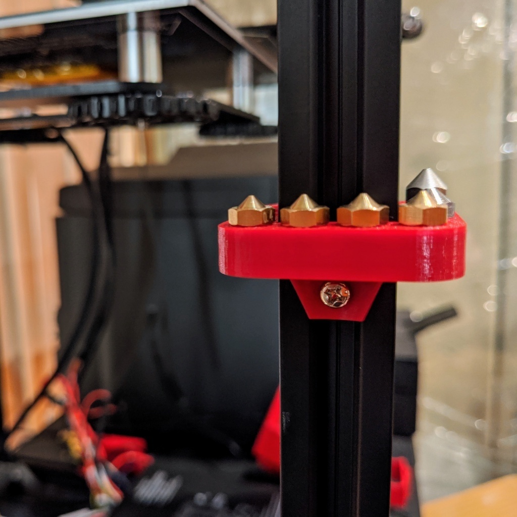 Free 3D file 4020 Nozzle Rack (12 Nozzle) with T-Nut mount 🧞‍♂️・3D ...