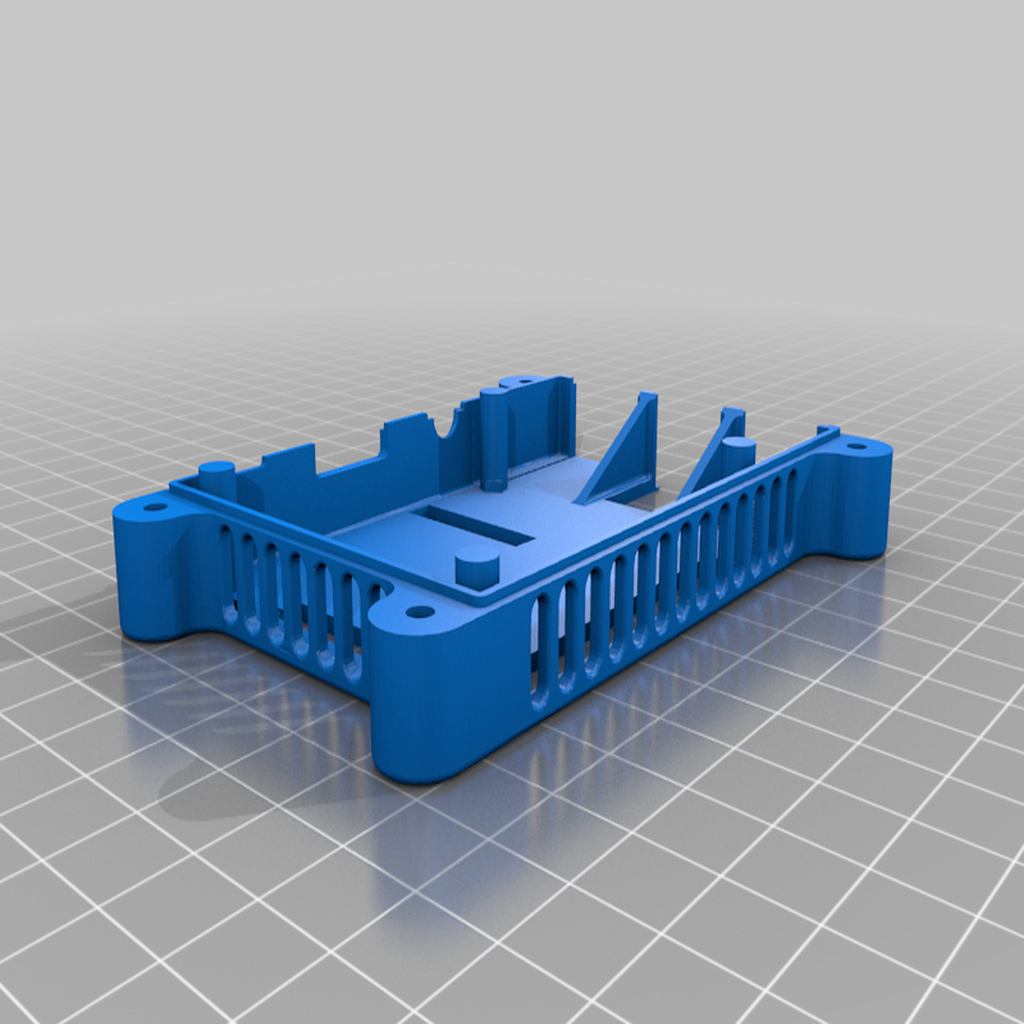 3D-Datei Raspberry Pi Gehäuseabdeckung mit Ausschnitten 🍂 kostenlos・3D ...