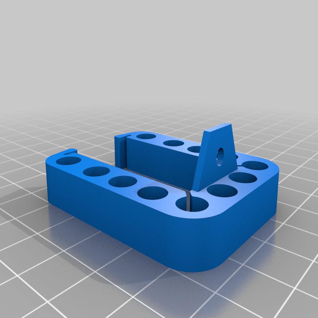 Free 3D file 4020 Nozzle Rack (12 Nozzle) with T-Nut mount 🧞‍♂️・3D ...