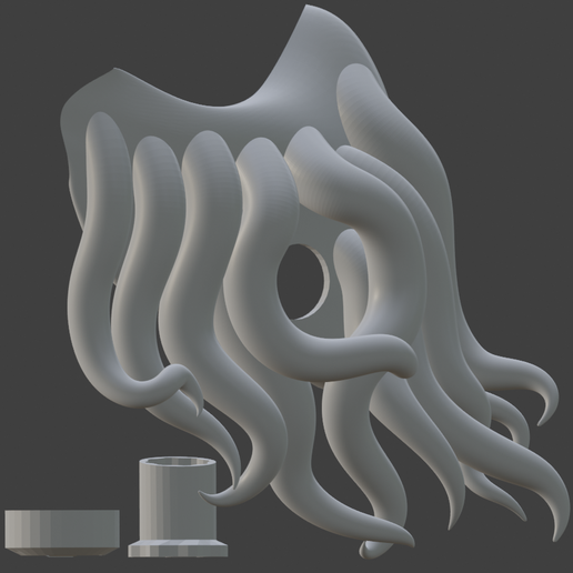 Download STL file Cthulhu Covid-Mask • 3D printing design ・ Cults