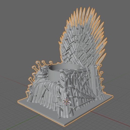 Download free STL file Mate Throne GOT (Game of Throne) • 3D print ...
