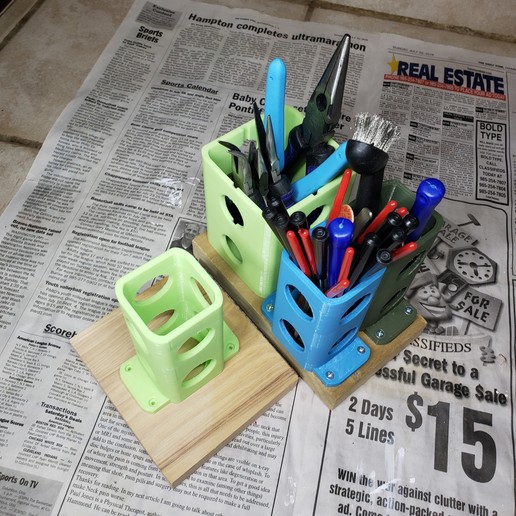 Download STL file Tool Station for Utensils, Tools and Pliers • Design ...