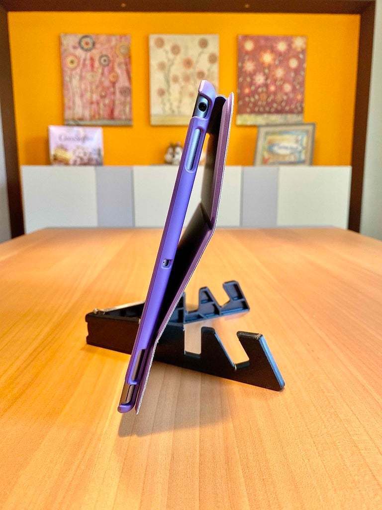 Free STL file ipad stand multiangle foldable・3D print object to ...