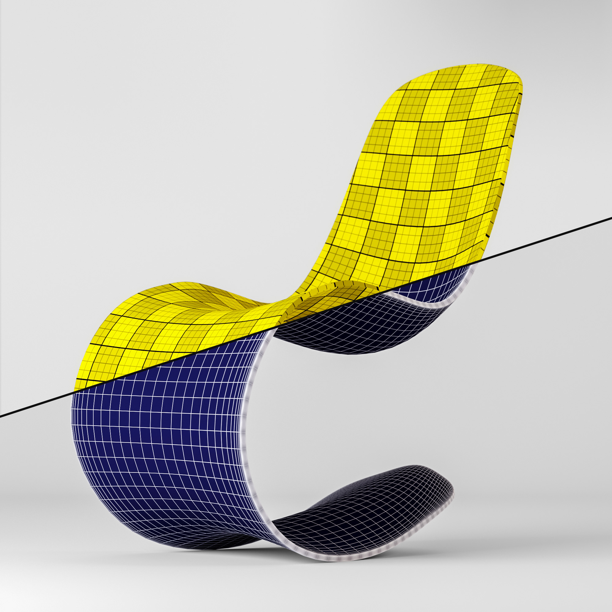 STL file WOOD CURVED CHAİR・Model to download and 3D print・Cults