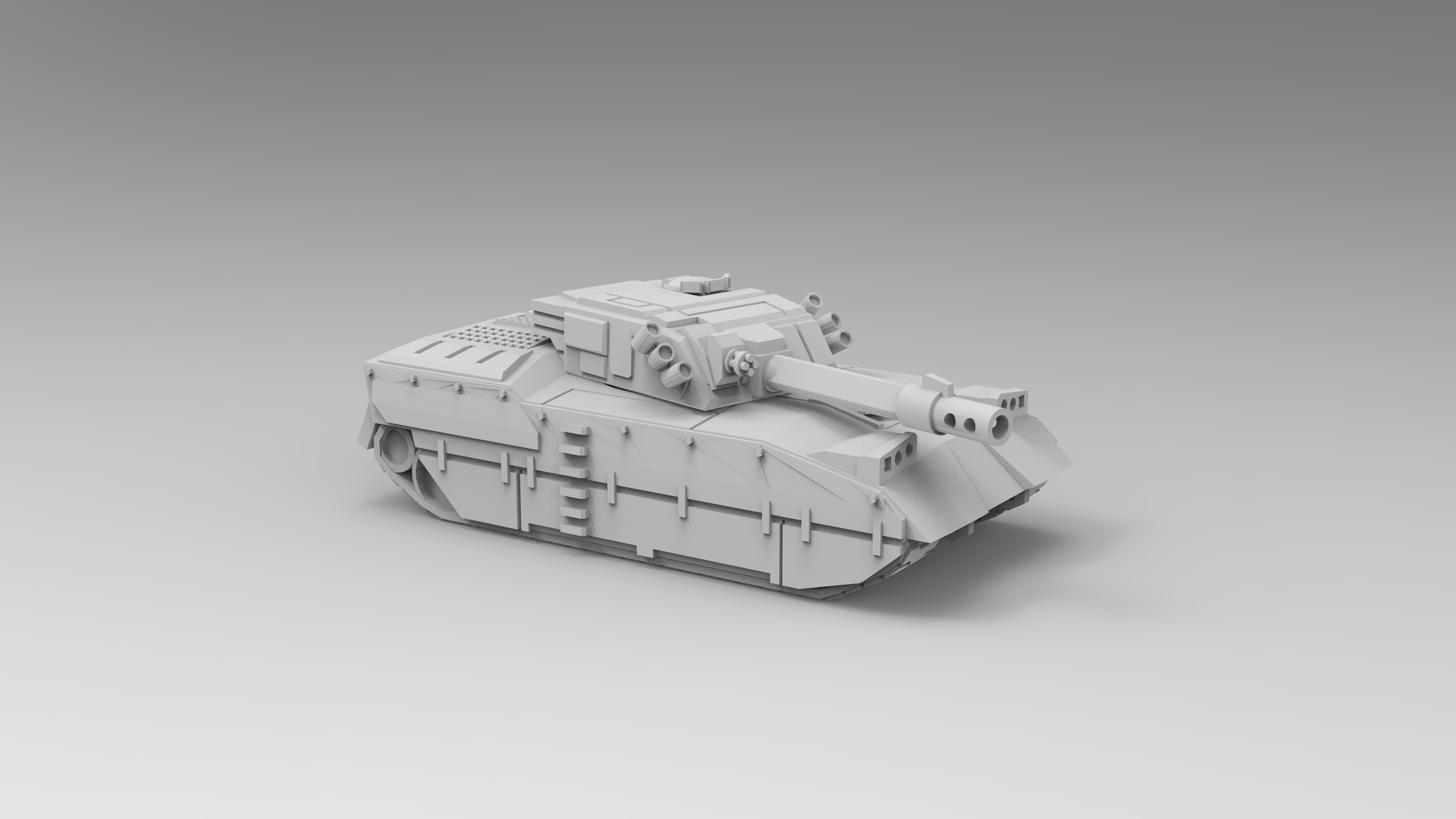 Free STL file 6mm Sci-fi Battle Tanks 🪖・3D printing template to ...