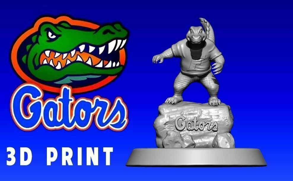 3D file The Florida Gators football - Wood CNC 3D print model 🏈・3D ...
