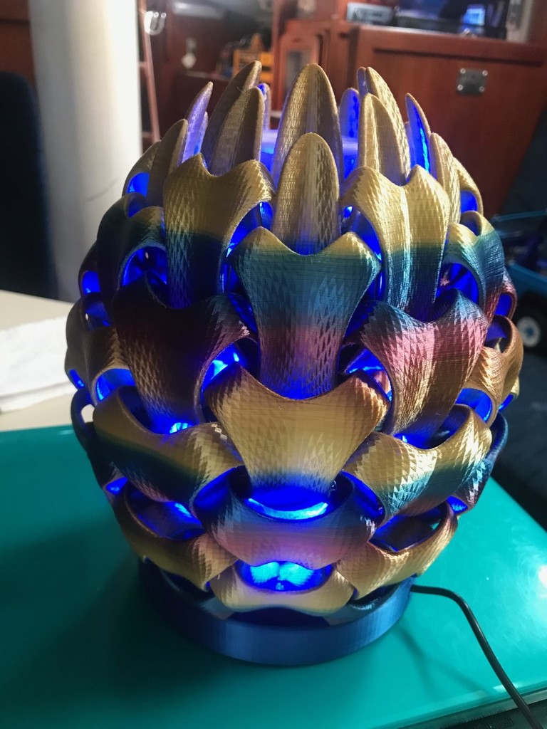 Free 3D file Orchids Lamp Stand for LED・3D printing template to ...