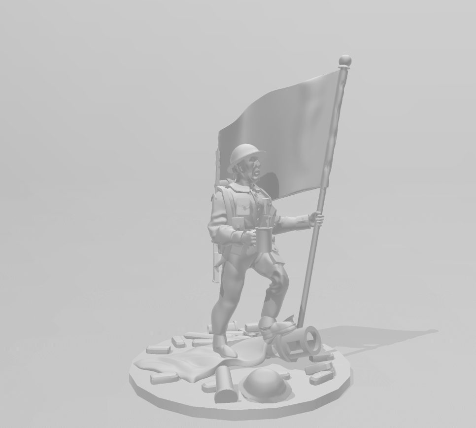 Free 3D file 28mm Britannia Triumphant British WW2 Soldier・3D printer ...