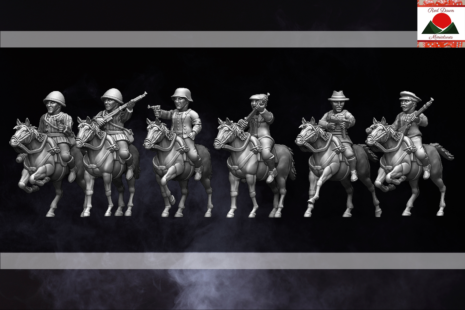 3D file 28mm WW2 Partisan Resistance Fighter Cavalry and Civilians・3D ...