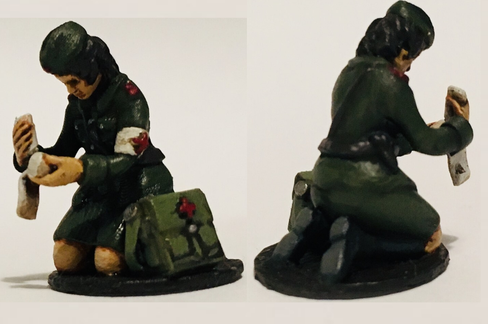 3D file 28mm 1/56 Soviet Medic WW2・Model to download and 3D print・Cults