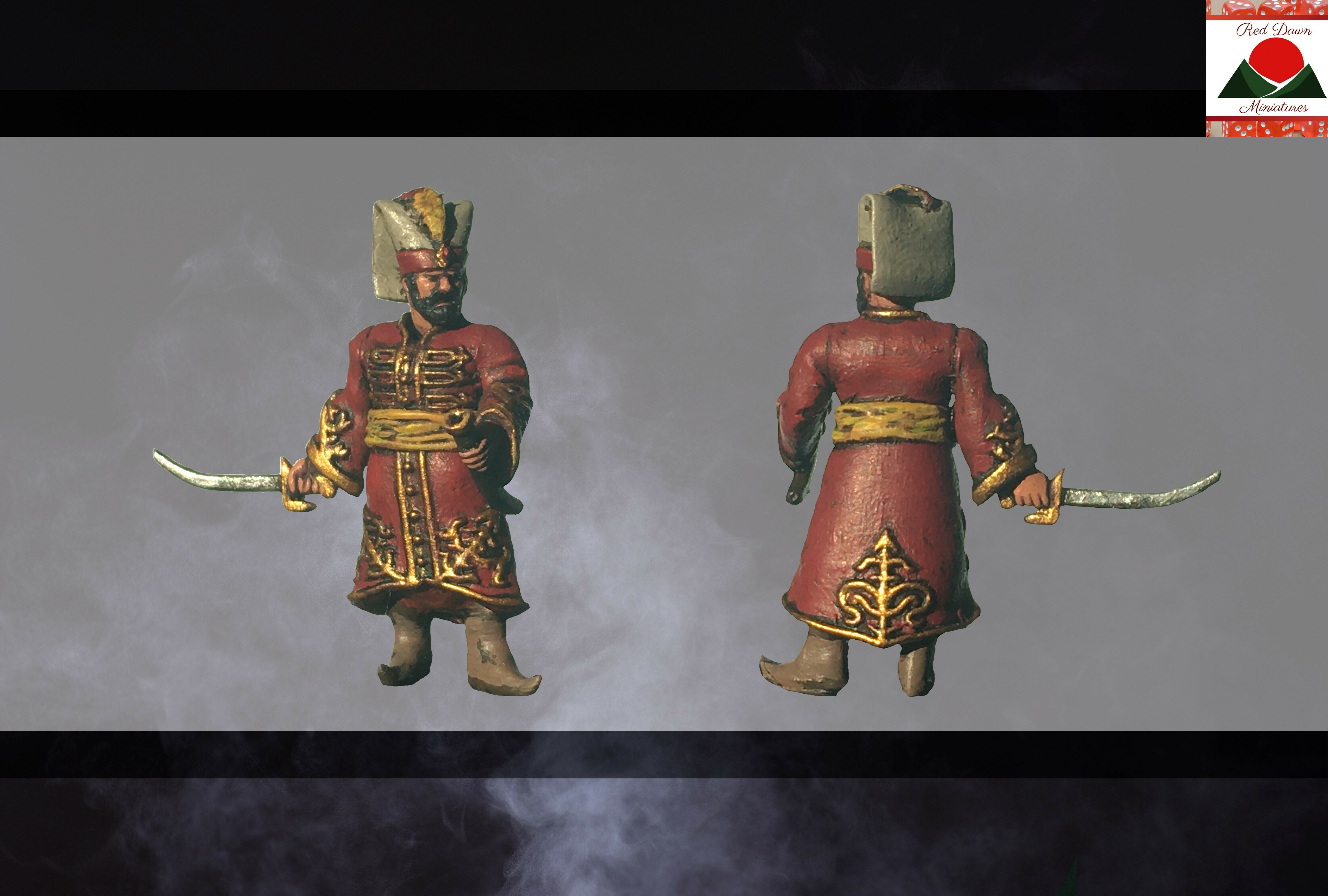 3D file 28mm Napoleonic Ottoman Commanders・3D printer model to download ...