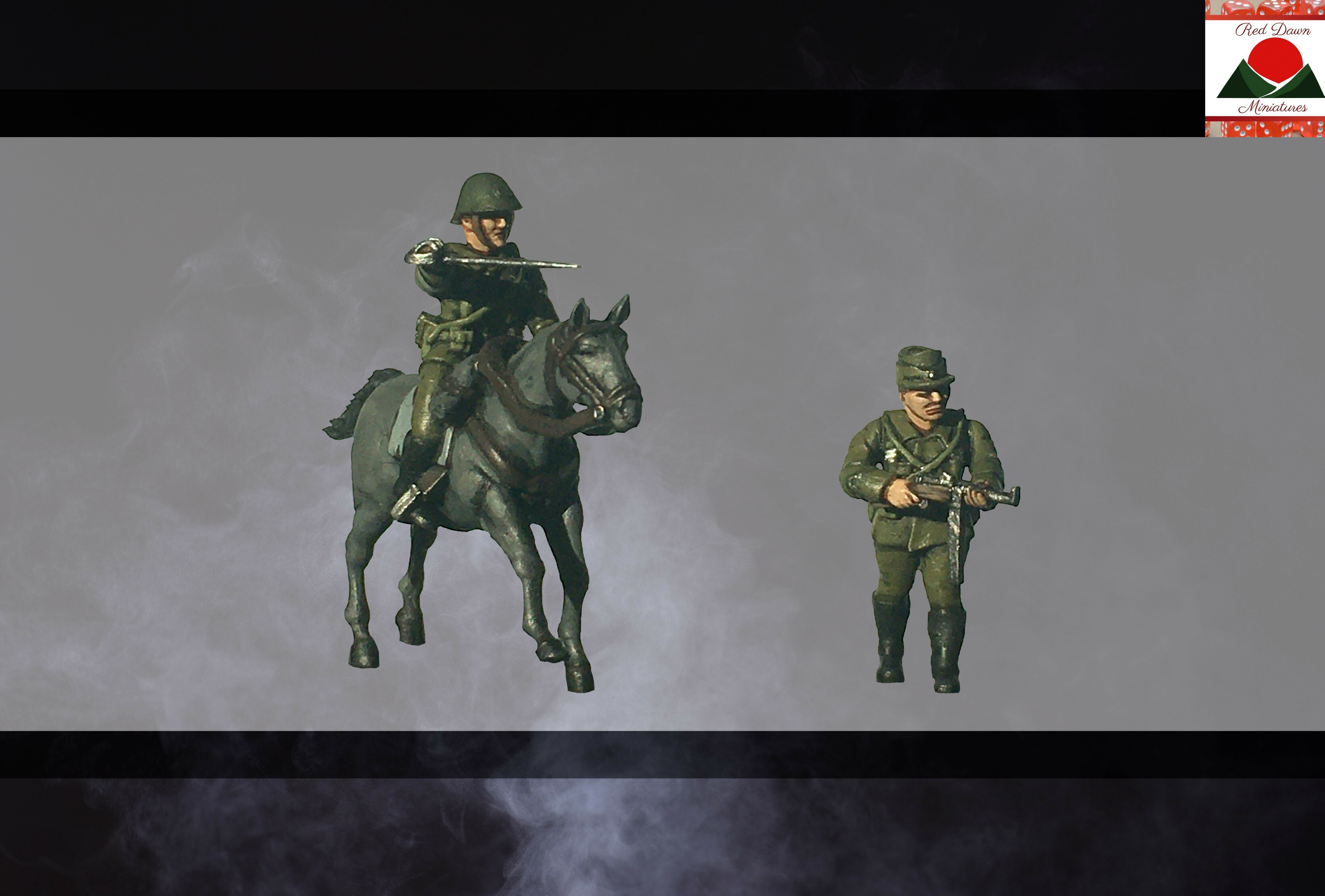 3D file 28mm WW2 Romanian Cavalry・3D print object to download・Cults