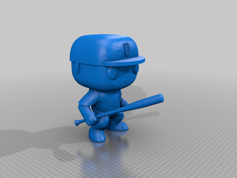 Free STL file Giants Baseball Player・3D printing idea to download・Cults