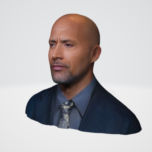 Download STL file Dwayne Johnson 3D Model Big Quality • 3D printer ...
