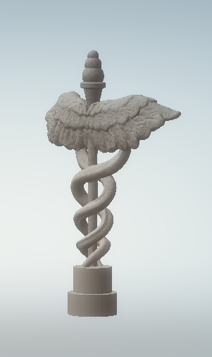 STL file Caduceus (Asclepius)・3D printer model to download・Cults