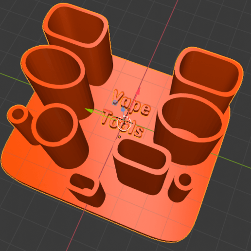 Download free STL file vape tools holder " support outils e-cig " • 3D ...