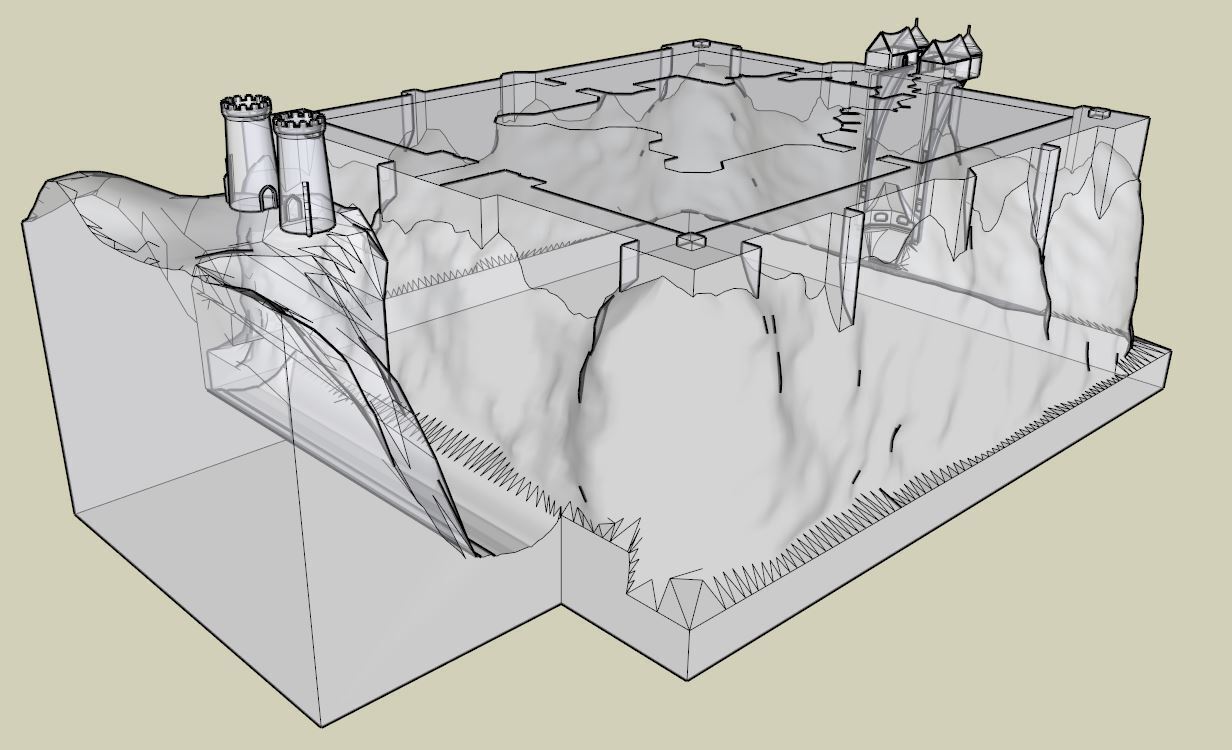 Free STL file Castle Ravenloft ( fan model )・3D printer design to ...