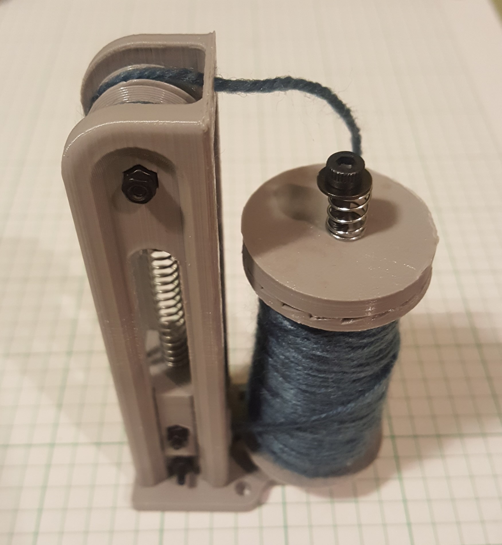 3D file Miniature Bobbin Constant Tensioning Mechanism・3D printer model ...