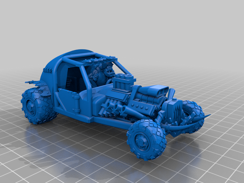 Free STL file Fungus Lad's Super Customized Hot Rod・Design to download ...