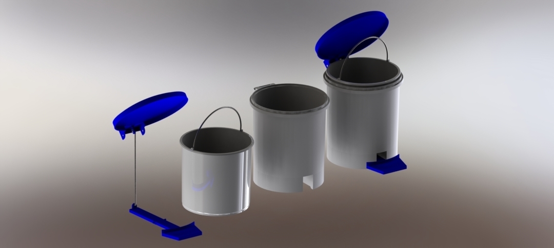 Free STL file Trash bin・3D printable design to download・Cults