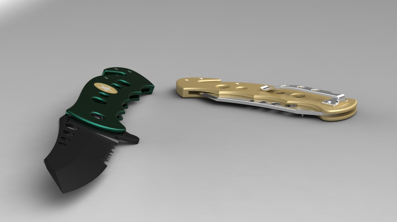 Free STL file US Army knife・Template to download and 3D print・Cults