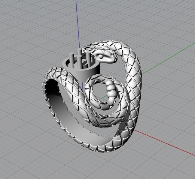 STL file Snake・3D printing design to download・Cults