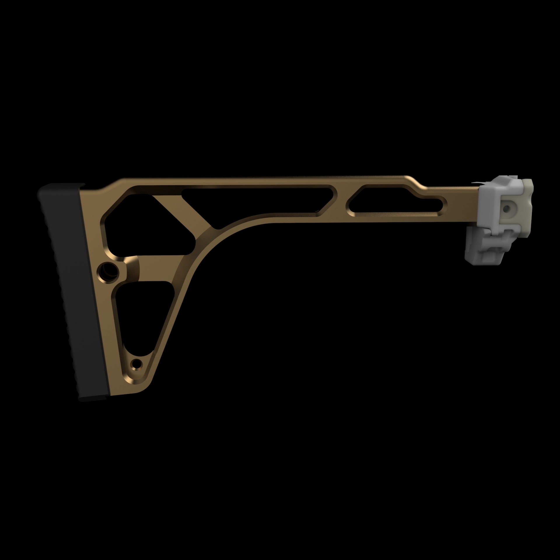 STL file AIRSOFT Folding Skeleton Stock 🔫・Model to download and 3D ...