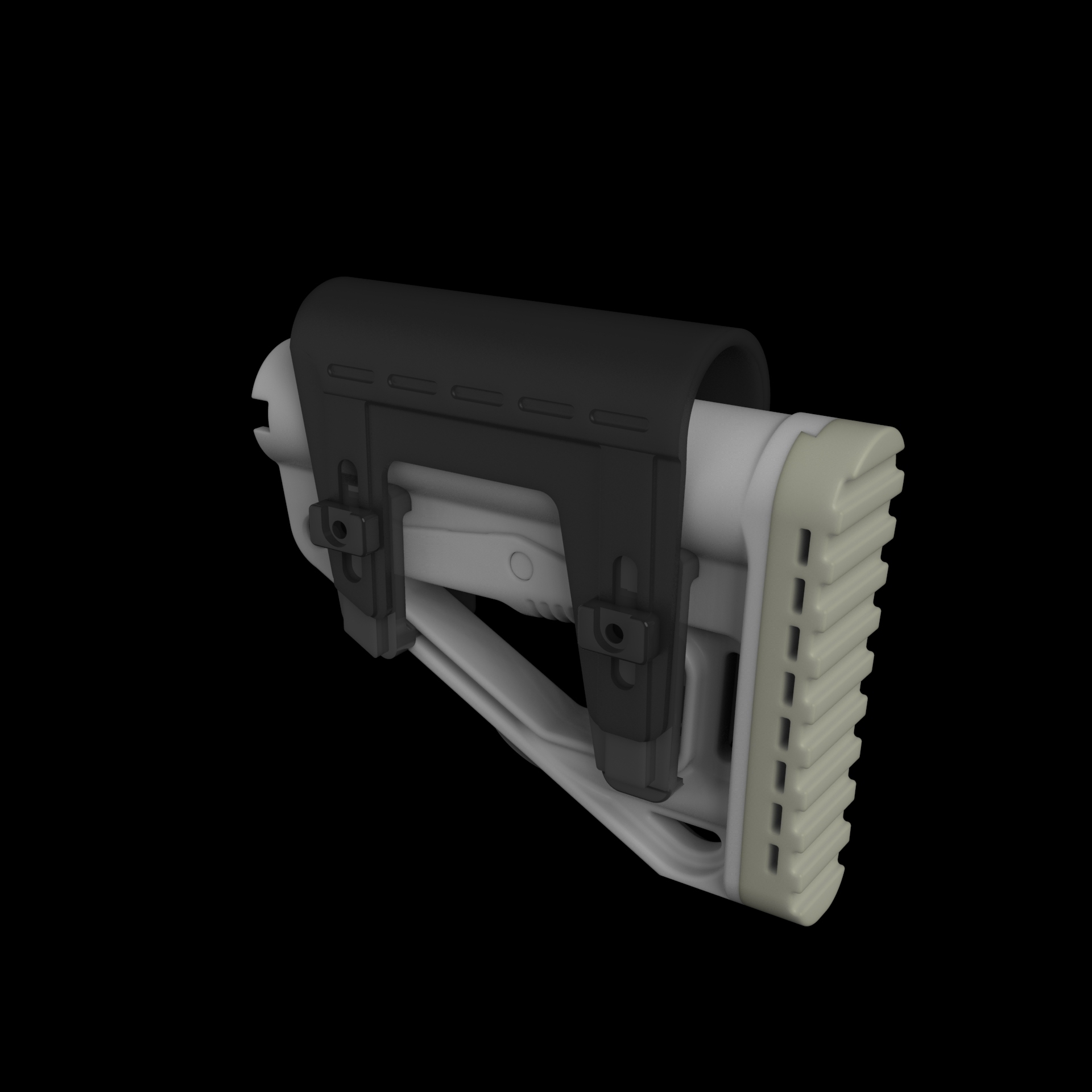 Free STL file AIRSOFT Cheek Riser For AK12 Stock・3D printer model to ...