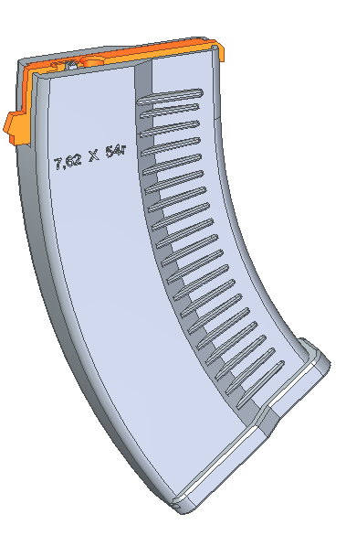 STL file SVD LONG AIRSOFT MAGAZINE 🔫・Design to download and 3D print・Cults