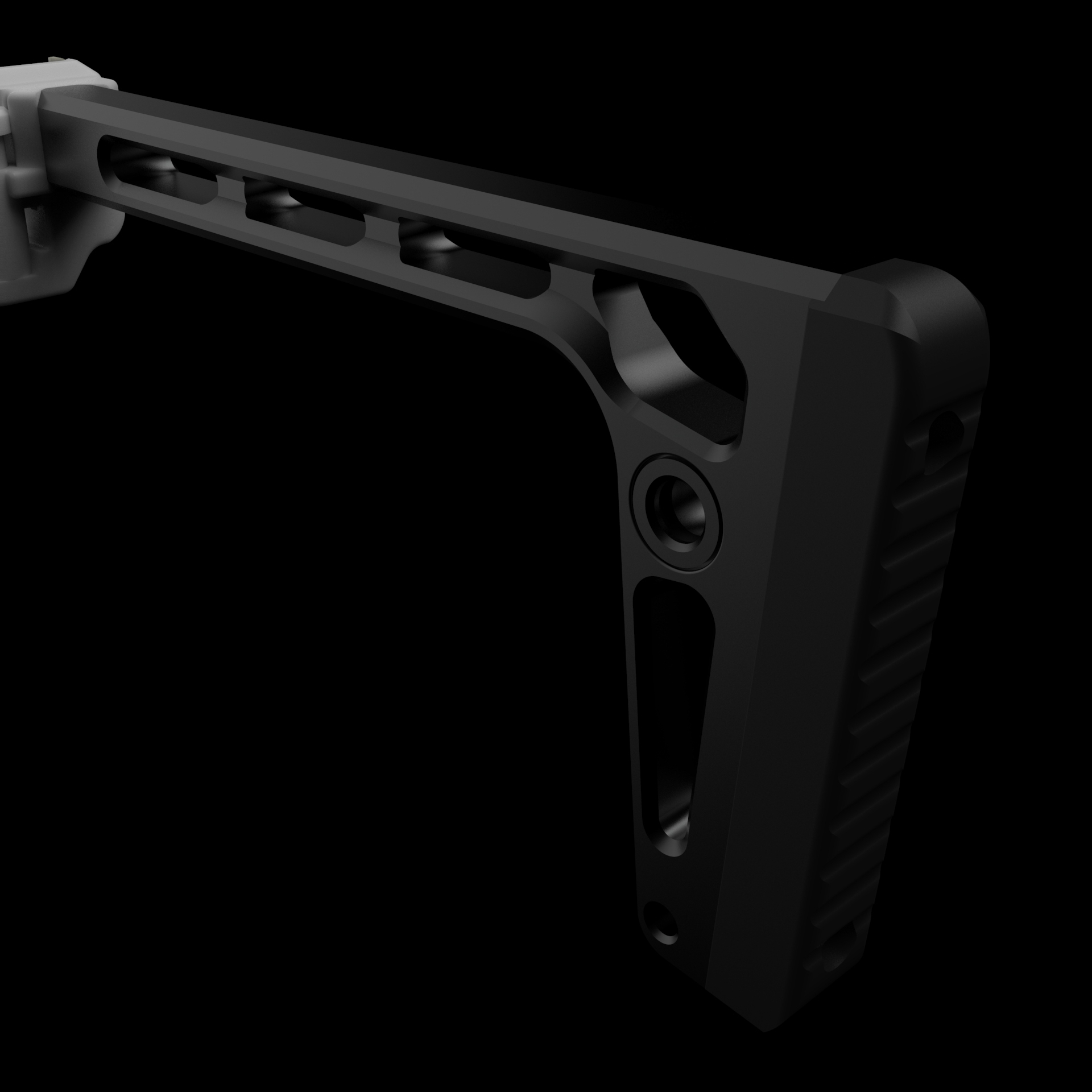 STL file AIRSOFT Folding Skeleton Stock 🔫・Model to download and 3D ...