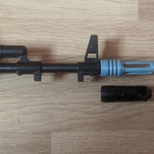 Download free STL file Airsoft AK 200 Muzzle device ・ Cults
