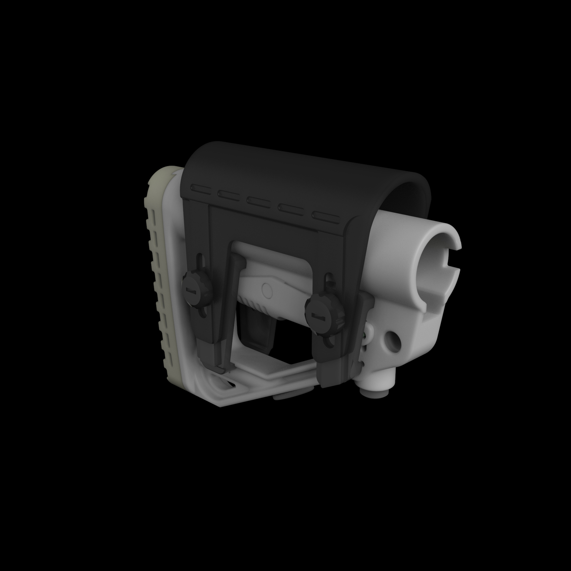 Free STL file AIRSOFT Cheek Riser For AK12 Stock・3D printer model to ...