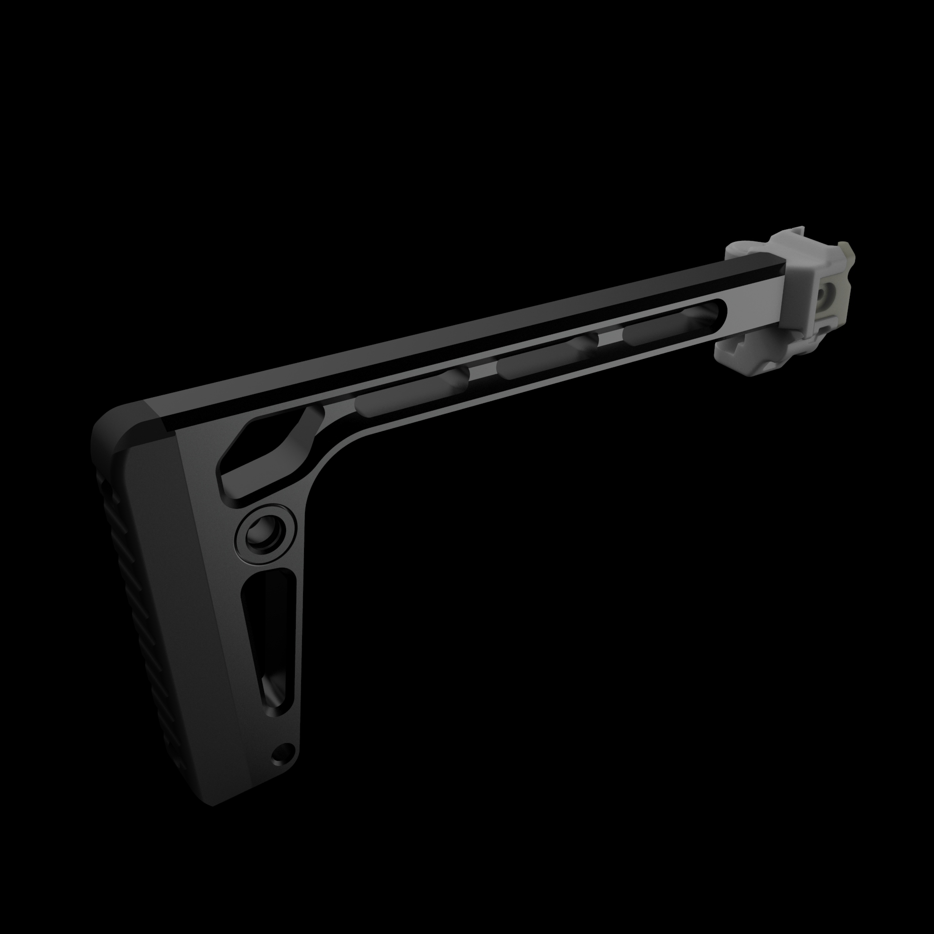 STL file AIRSOFT Folding Skeleton Stock 🔫・Model to download and 3D ...