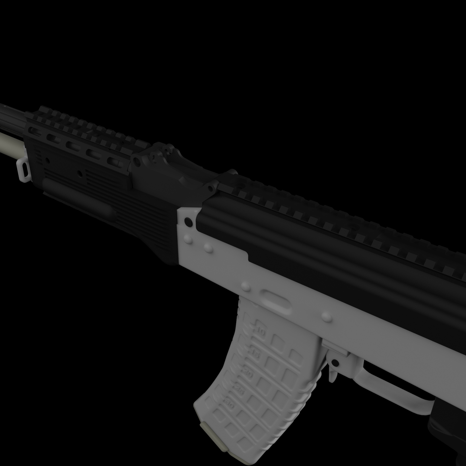 Download STL file Airsoft AK 200 Conversion Kit • 3D print model ・ Cults