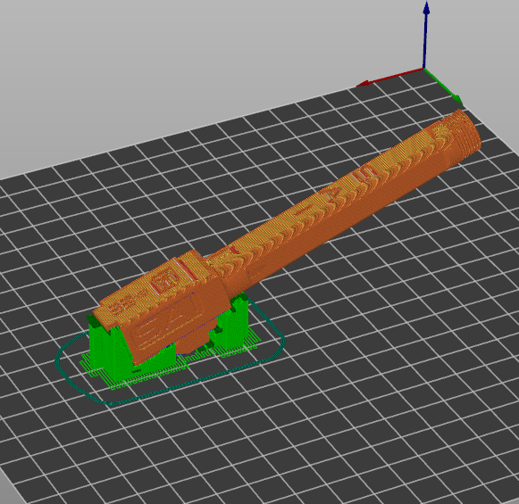 STL file AIRSOFT GLOCK SAI BARREL - WE・Template to download and 3D ...