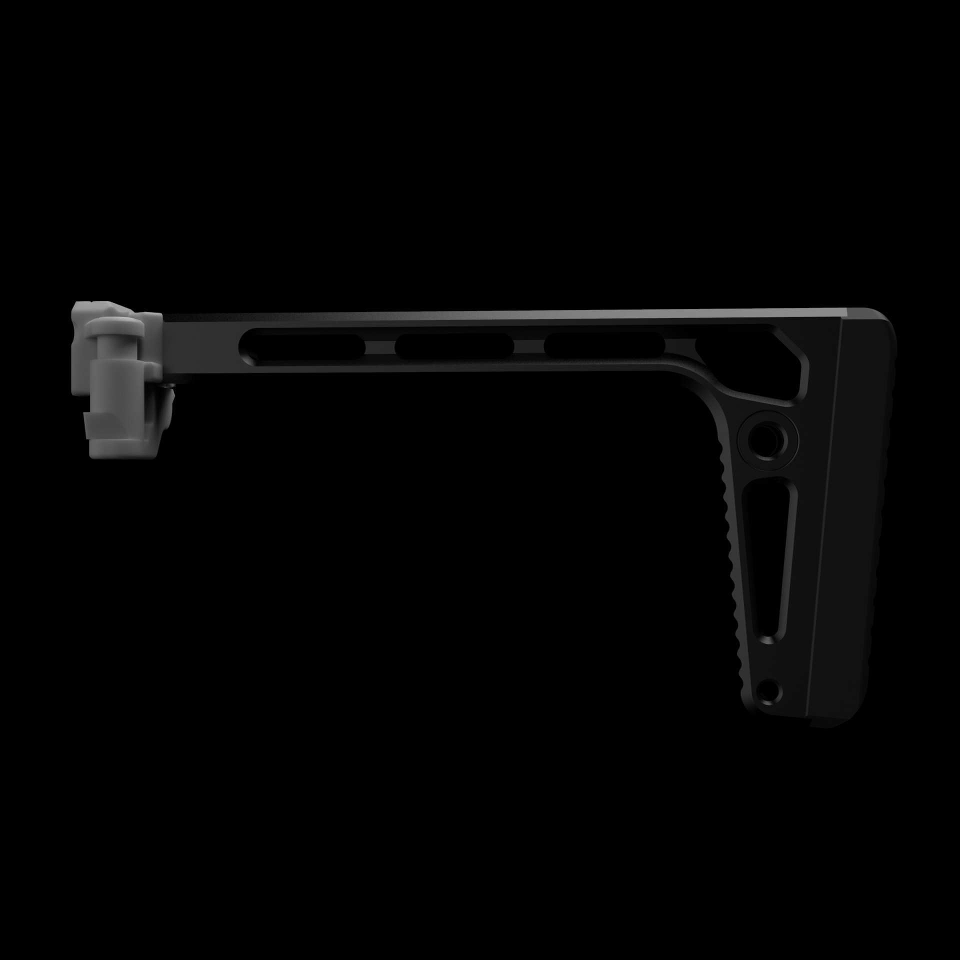 STL file AIRSOFT Folding Skeleton Stock 🔫・Model to download and 3D ...