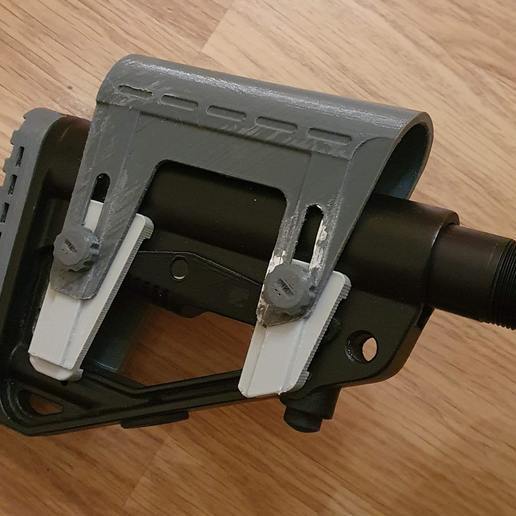 3D printable AIRSOFT Cheek Riser For AK12 Stock・Cults