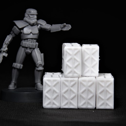 Download free STL file Star Wars Legion scale Republic Crate • 3D ...