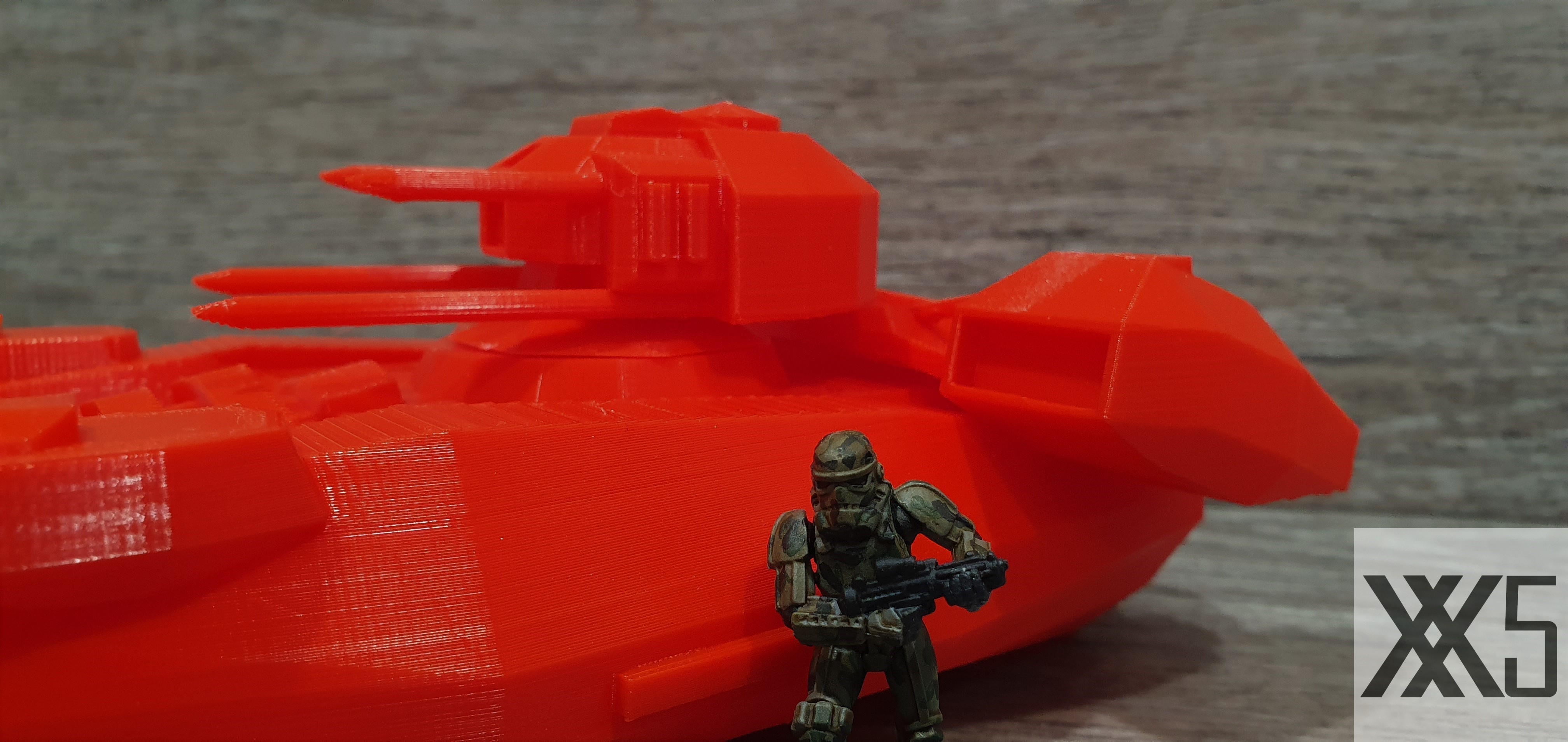 3D printable Star Wars Legion scale T2-B Repulsor Tank • made with ...