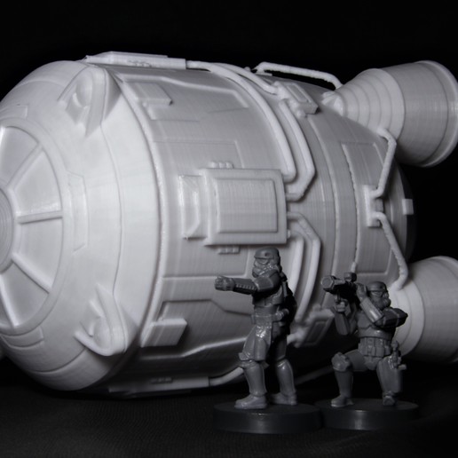 3D printer Star Wars Legion scale Republic Escape Pod ・ Cults