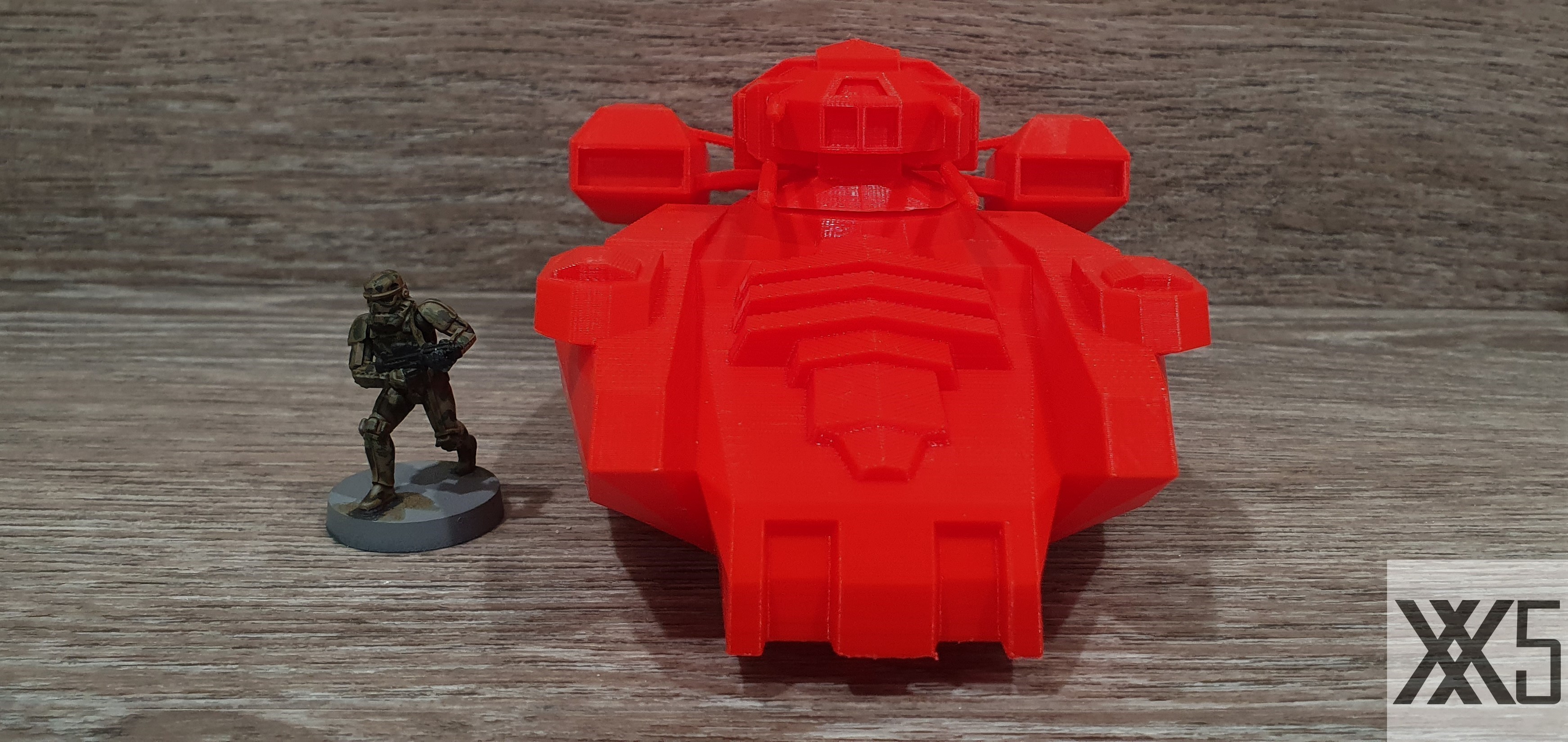 3D printable Star Wars Legion scale T2-B Repulsor Tank • made with ...